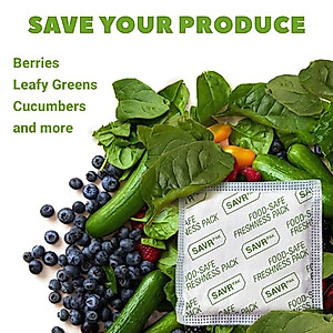 SAVRpak Freshness Packs keep your produce fresh and tasty 2-4X longer. SAVRpak is food-safe and certified for use with organics (20)