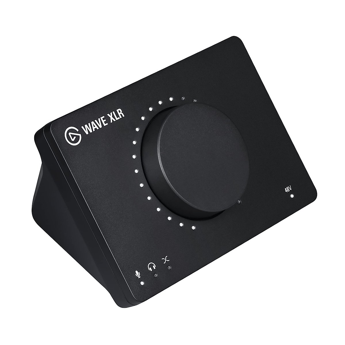 Elgato Wave XLR – Mic Interface, XLR/USB-C, Anti-Clipping, 75 dB preamp, Phantom Power, Direct Monitor, Touch Mute, Wave Link Digital Mixing app (Renewed)