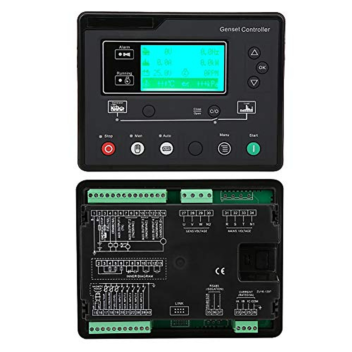Generator Set Controller Generator Control Panel Control Module Start Stop Automatic Detection Protection HQM6110U 0.5‑70V
