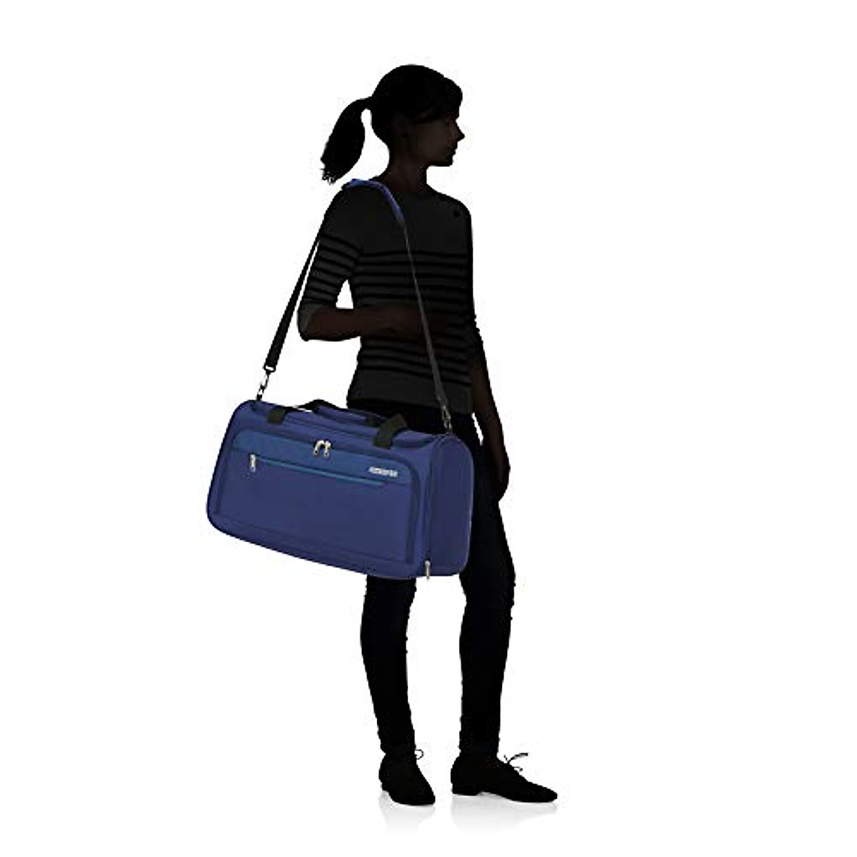 American Tourister Travel Bags, Blue (Combat Navy), S (55 centimeters-50 L)