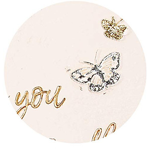 Pavilion Gift Company 22215 Whisper I Love You to A Butterfly and It Will Fly to Heaven to Deliver Your Message-10 Inch Weather Proof Ston 10" Garden Stone, 10 inch Round, Beige
