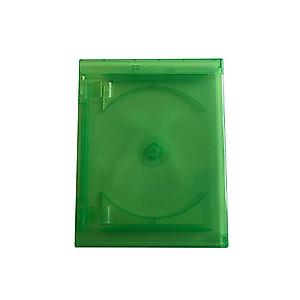 MegaDisc New 10 Empty Green Transparent Game case Replacement Box Holder