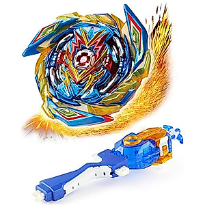 Desamvap Bey Battling Tops Burst SuperKing Booster B-163 Brave Valkyrie EV' 2A with Bey Blade Launcher and Grip Battle Game Set Right Spin DB Layer System Gyro Toys Set Gifts for Kids Children Boys