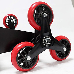 MTYLX Hand Pull Heavy Cart,Folding Trolley Climbing Stair Cart Luggage Trolley Handling Trailer Pull Goods Portable Grocery Cart Suitable for Many Road Surfaces for Luggage, Travel, Auto, Moving and