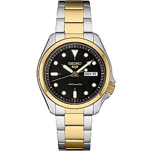 SEIKO SRPE60 5 Sports Men's Watch Silver-Tone, Gold-Tone 44.6mm Stainless Steel