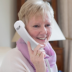 Future Call FC-0613 Best Landline Phones for Seniors, Landline Phone for Hearing Impaired Seniors, Dementia Products for Elderly, Alzheimers Products, Big Button Telephone for Seniors, 10 Picture Keys