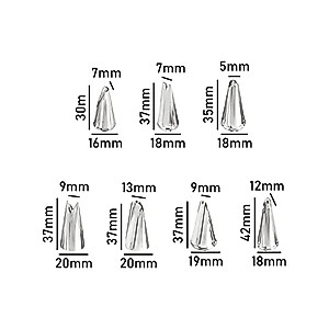 Leaf Piping Tips Set 7 Pieces Cake Decorating Tips Icing Piping Nozzles Set Decorating Kit