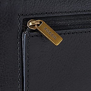 Fossil Women's Jori Leather Zip Around Wallet Wallet, Neutral Patchwork