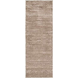 Unique Loom Uptown Collection Area Rug - Madison Avenue (2' 2" x 6' 1" Runner, Brown/ Ivory)