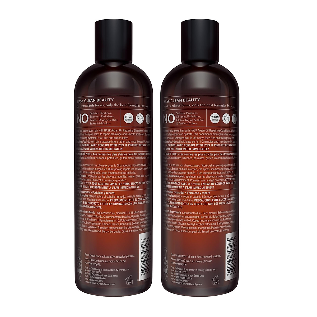 HASK Argan Oil Collection: 2 5-in-1 Leave In Conditioners and 1 Shampoo and Conditioner Set