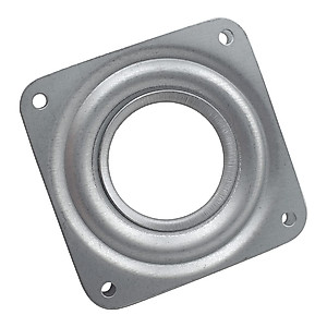 SDTC Tech 2 Packs 3 inch Lazy Susan Turntable Bearings Square Rotating Plate Swivel 360 Degree for Trays, Kitchen Storage Racks, Craft Projects, Kitchen Cabinet, Makeup Holder