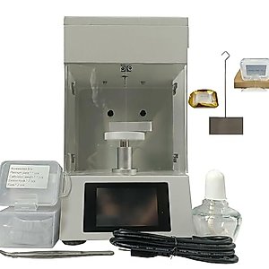 VTSYIQI Surface Tension Tester Automatic Surface Tension Meter Interfacial Tension Measurement For Food Oil Paint Test With Platinum Plate Accuracy 0.01mN/m Range 0 to 1000mN/m Accuracy 0.01mN/m