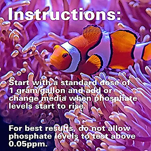 Kolar Labs GFO - 1 Pound Bag of Phosphate Removal Media for Salt Water Reef Aquariums and Coral Health