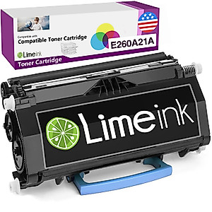 Limeink Compatible Toner Cartridge Replacement for Printer Cartridges for Lexmark E260d Toner e260x22g Toner e260a11a for Lexmark Toner Cartridge E260 E360 E460 E462 E462dtn E462 E462dtn High Yield