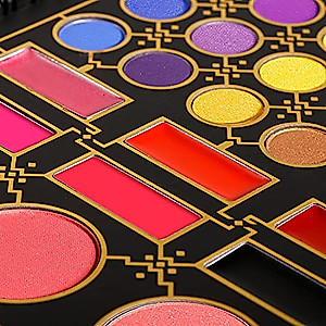 Makeup Palette for Teens, DE’LANCI Pro Makeup Pallet Gift Set for Teen Girls and Women,Beginners, 78 All in One Make up Eyeshadow Kit,Full Makeup Starter Kit for Young Teens Beginners or Pros