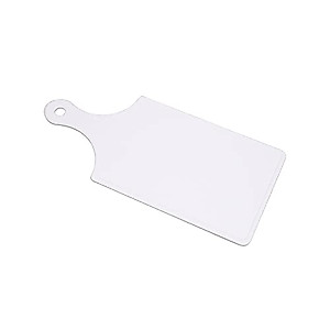 Cooking Concepts Double-Sided Paddle Cutting Boards, 12.5 in. (White, Paddle)