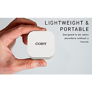 Coby True Wireless Earbuds |Bluetooth Ear Buds with Auto-Pairing | 22 Hours Play Time with Rechargeable Carry Case | Built-in Microphone | Touch Controls | Siri & Google Assistant Compatible