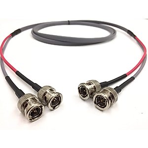 15 Foot DS3/DS4 (CAB-ATM-DS3/E3) BNC Belden 735A2 Duplex Cable by Custom Cable Connection