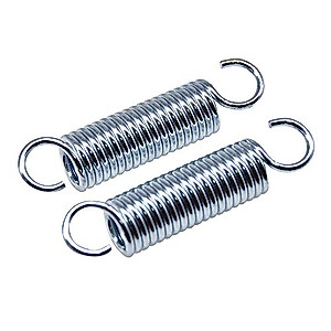 3-1/2inch Overall Length [3-1/4 Inside Hook to Hook] Recliner Sofa Chair Mechanism Tension Springs Replacement[Pack of 2] Silver