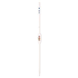 Sibata 2040A-10 10mL Volumetric Pipets, Class A, Reusable Glass, Color-Coded Red, to Deliver Pack of 12