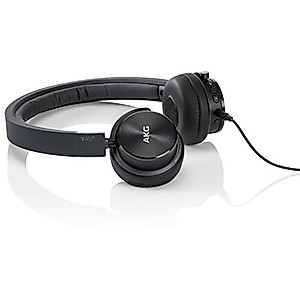 AKG Y45BT Black Mini On-Ear Wireless Bluetooth Headphone with NFC and By-Pass Cable, Black
