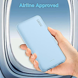 Lekzai USB-C Portable Phone Charger, Portable Charger with 3 Charging Outputs, 15,000mAh Slim Power Bank Fits for iPhone Samsung Tablet etc.