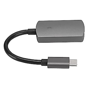 USB C to HDMI Adapter, 4K HD Multimedia Interface Adapter, Portable Aluminum Converter, Anti Interference for Cell Phones Computers