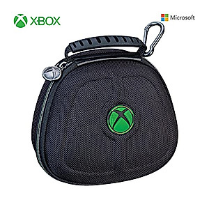 Game Traveler Xbox System X/S Controller Case - Licensed and Tested by Xbox, Hard Shell Ballistic Nylon Case, Securely Holds Your System X/S Controller, Mesh Pocket Holds Charge Cable and Extra Controller Cable