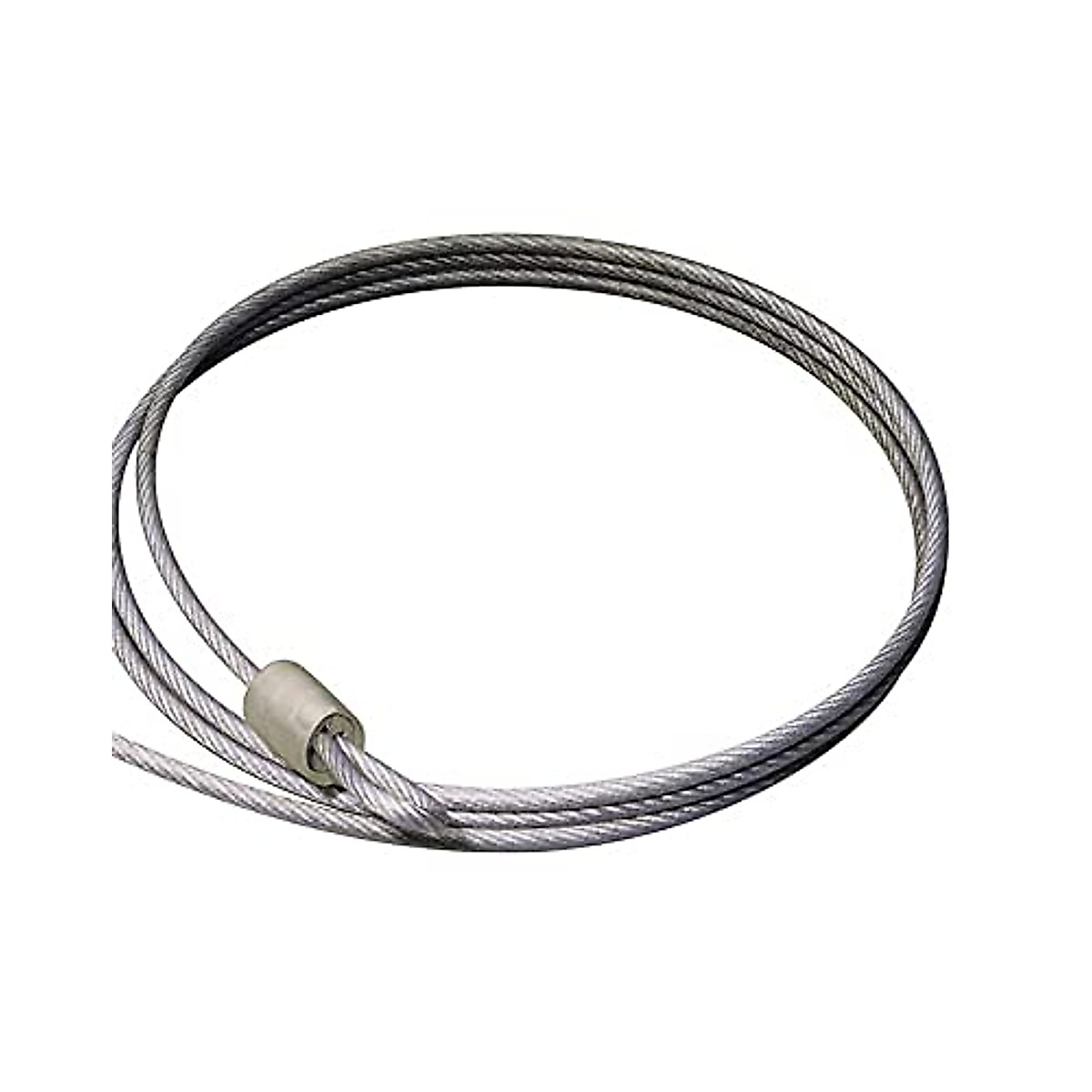 Master Lock 715DAT Braided Steel Car Cover Cable with Laminated Steel Padlock, 7 ft cable and 1-1/8 in. Wide Lock