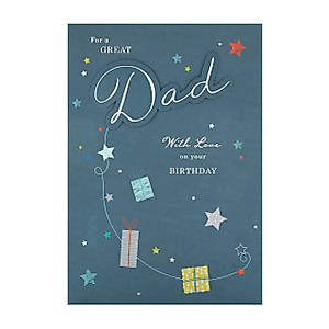 Hallmark Birthday Card for Dad - 3D Text Design