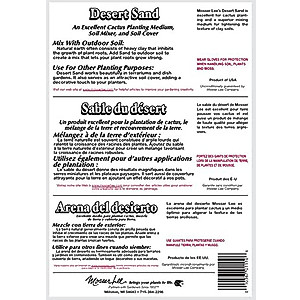 Mosser Lee ML1110 Desert Sand Soil Cover, 5 Pound