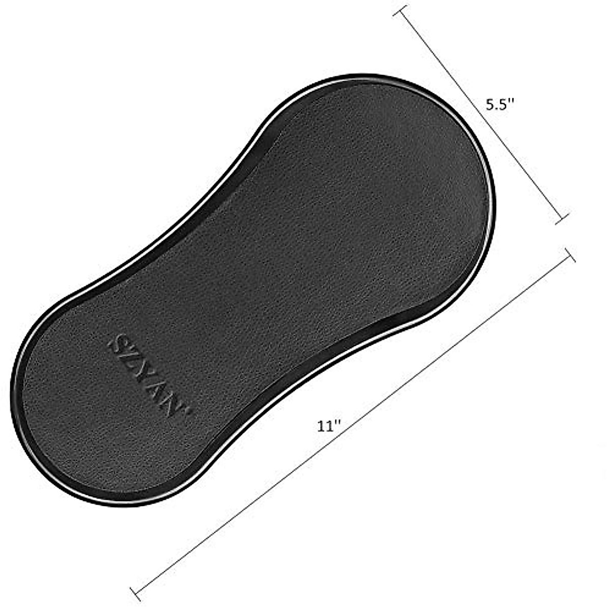 SZYAN Computer Arm Rest for Desk, Adjustable Arm Rest Support for Computer Desk Ergonomic Arm Rest Extender Rotating Mouse Pad Holder for Table, Office, Chair, Desk, Black