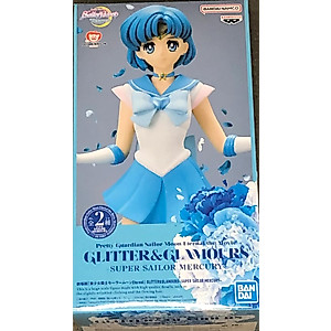 Banpresto 19172 Pretty Guardian Sailor Moon Eternal The Movie Glitter&GLAMOURS-Super Sailor Mercury-(ver.B)