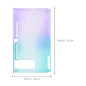 SOLUSTRE case Gaming Stand Plastic Game Machine Protector Hard Game Machine Case Hard Game Console Case gamebou Plastic Game Console Case Plastic Enclosure Cover PC