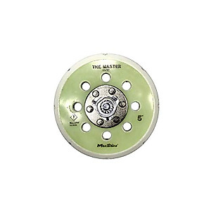 Maxshine 5” Hook and Loop Dual Action Backing Plate Pro Series – for Dual Action Polishers with 5/16” Diameter Thread, Up to 12000 OPM DA