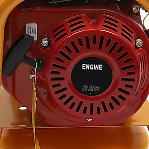 Concrete Vibrator, 7.5HP 4 Stroke Gas Powered Concrete Vibrating Tool 3600r/min Cordless Cement Mixer with 19.69ft Shaft Rod for Highways Bridges Housing Construction