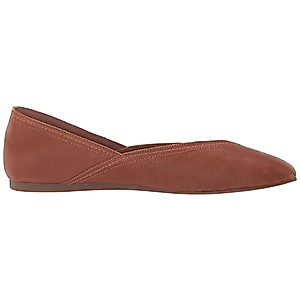 Lucky Brand Women's Alba Ballet Flat, Umber, 8