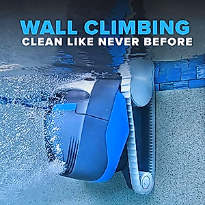 Dolphin Cayman Automatic Robotic Pool Cleaner with Single Button Operation and Large Capacity Top Load Filter Basket Ideal for In-ground Swimming Pools up to 33 Feet