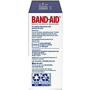 Band-Aid Brand Tough-Strips Adhesive Bandage for Minor Cuts & Scrapes, All One Size, 60 ct (Limited Edition)