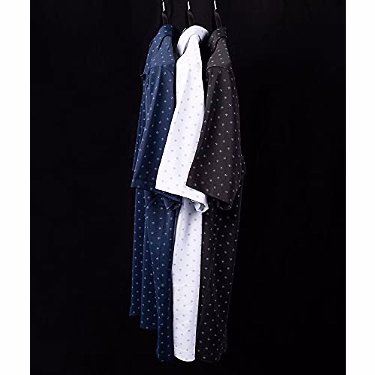 Cutter & Buck mens Short Sleeve Virtue Eco Pique Tile Print Polo Shirt, Black, Small US