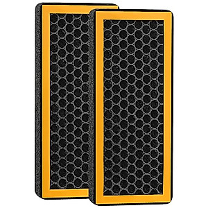 4 Pack Replacement Filters Compatible with HoMedics PetPlus at-PETODR Filter and TotalClean at-OFL Filter for AT-PET01, AT-PET02,and AR-45