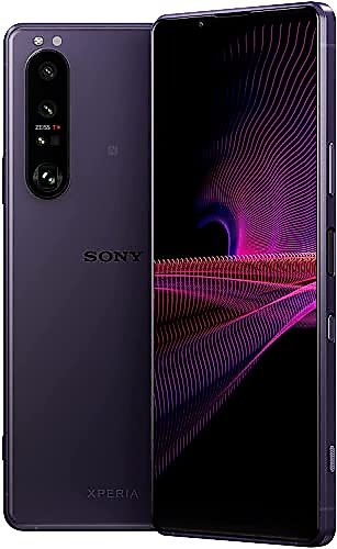 Sony Xperia 1 III XQ-BC72 5G Dual 512GB 12GB RAM Factory Unlocked (GSM Only | No CDMA - not Compatible with Verizon/Sprint) International Version – Frosted Purple