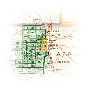 Boulder, Golden Map (National Geographic Trails Illustrated Map, 100)