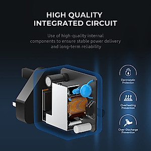 HKY 19V AC DC Adapter compatible with ECOVACS DEEBOT N79 N79S Robotic Vacuum Cleaner DN622-DN79 & Shark Ion Robot R75 RV700 RV720 RV725 N RV750 R850 RV852 Vacuum DK18-190060H-U Vac Power Supply Cord