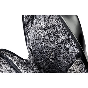 McKleinUSA Women's Leather Business Laptop Tablet Backpack, Black, Small