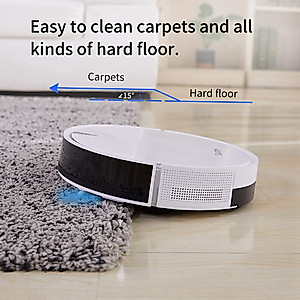 ISWEEP X5 Robot Vacuum and Mop Cleaner,Robotic Vacuum for Pet Hair,High Frequency Vibration Water Tank,2000Pa Max Suction,App,Self-Charging.