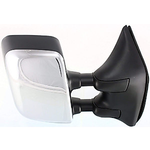 Kool Vue Driver & Passenger Side Power Heated Towing Mirrors for Nissan Titan 2004-2015 With Memory Chrome With Towing Package