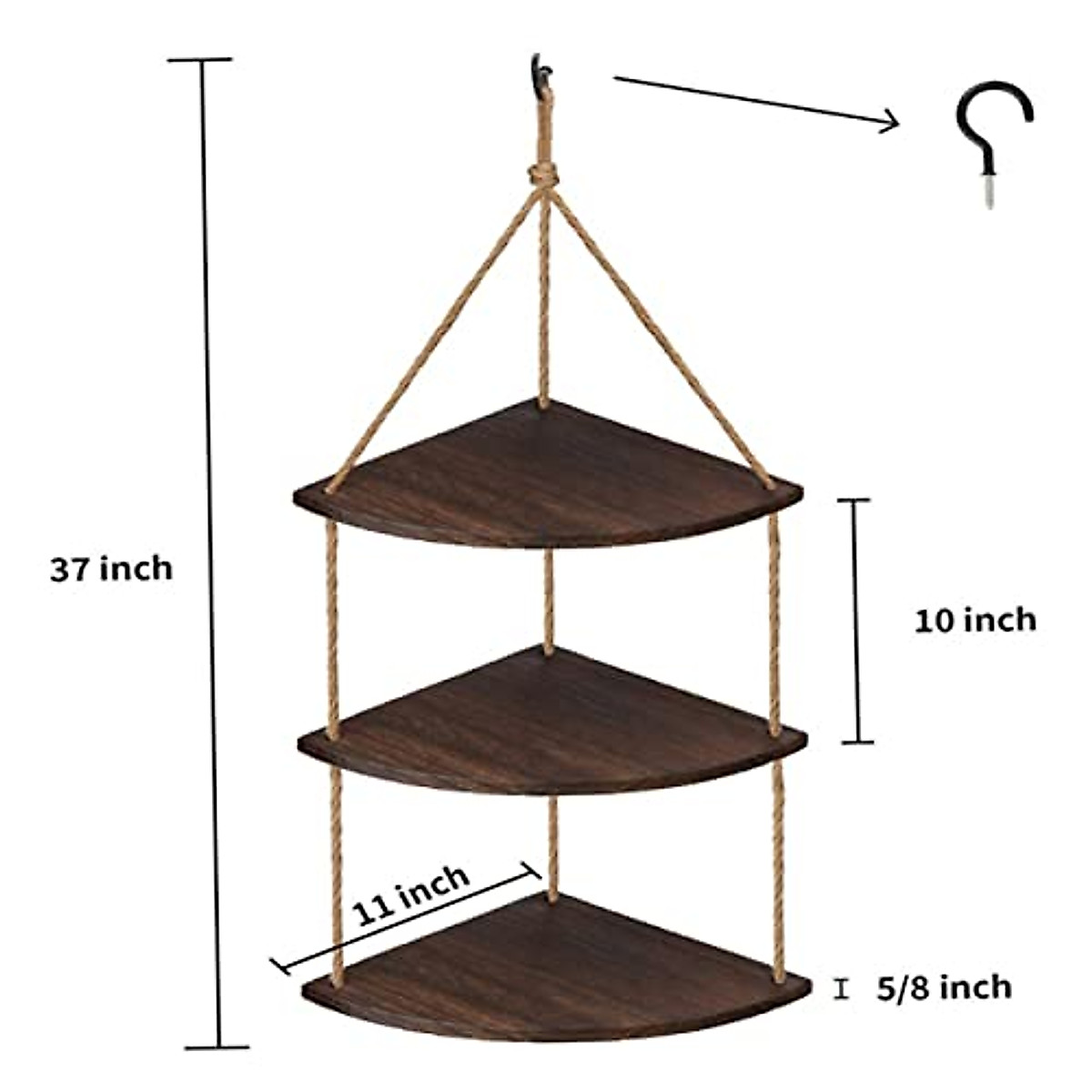 GRIRIW 1pc Storage Shelves Storage Shelfs Storage Stand Light Brown Storage Racks