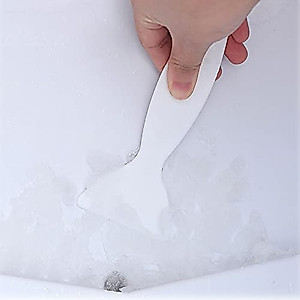Lpdphanxfkx 2 PCS Assorted Refrigerator Ice Shovel Set,Plastic Refrigerator Ice Shovel with Non Slip Handle Flat Ice Scraper Remover Scoop Cleaning Freezer
