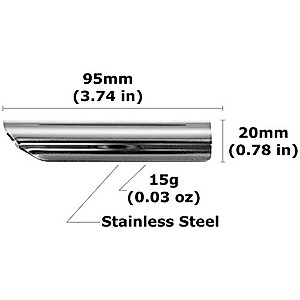 Seki Japan Whetstone Knife Sharpening Angle Guide, 3.7 inch Stainless Steel Knife Sharpening Guide Rails for Grinding Knife Blade
